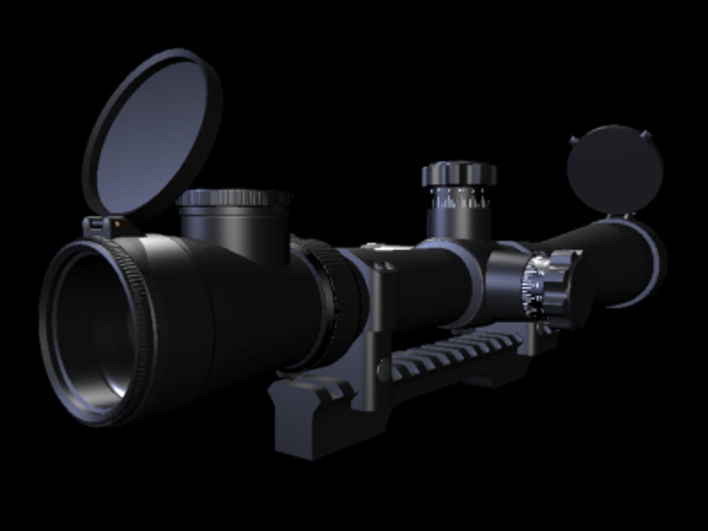 3d Sniper Rifle Scope S