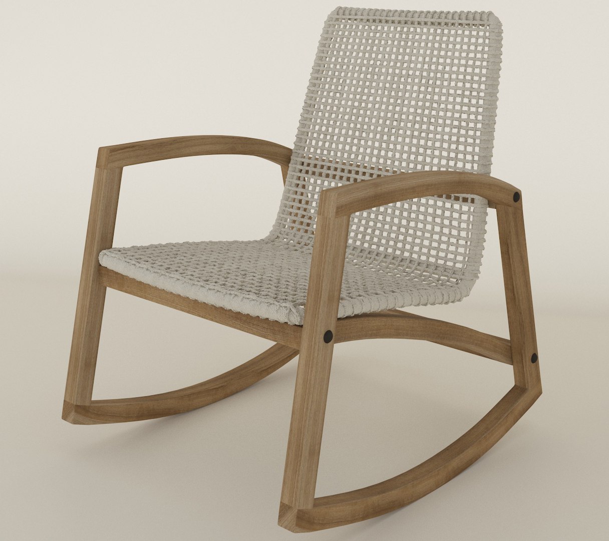 3D Rocking Chair Model - TurboSquid 1571064