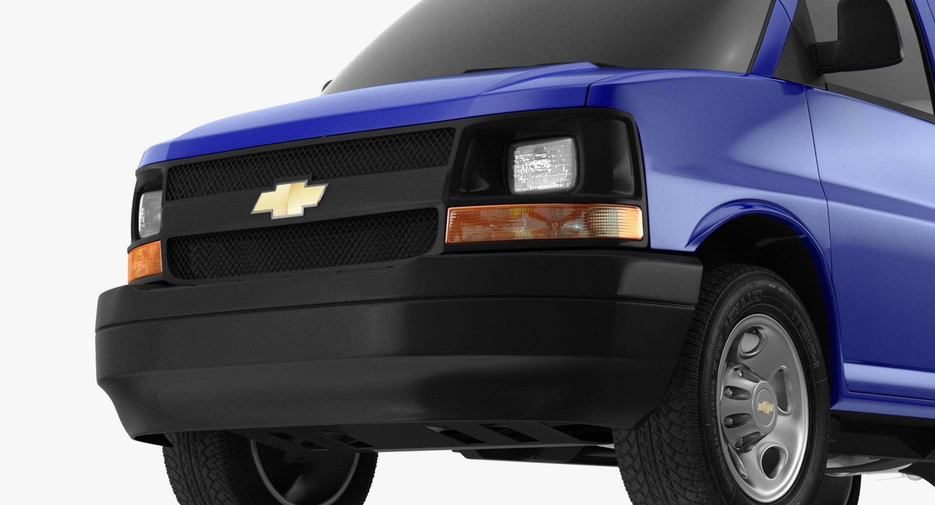 Chevrolet Express Cargo Van Exterior Only 3D Model - TurboSquid 1789905