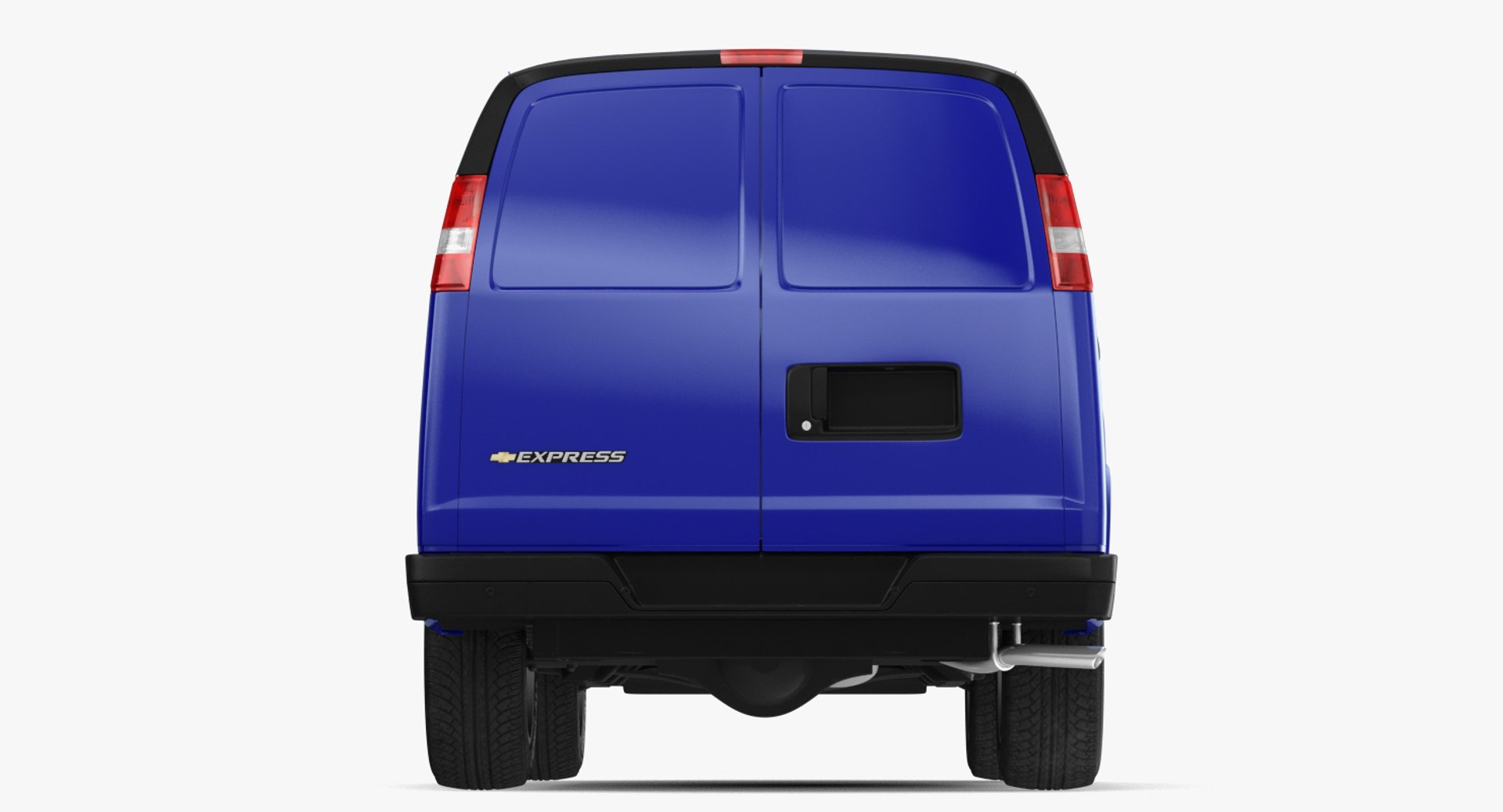 Chevrolet Express Cargo Van Exterior Only 3D Model - TurboSquid 1789905