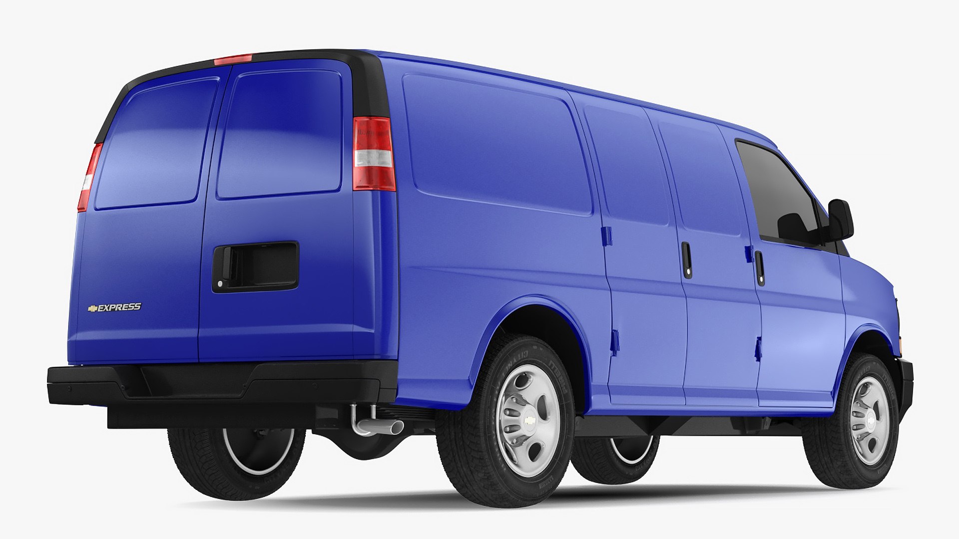 Chevrolet Express Cargo Van Exterior Only 3D Model - TurboSquid 1789905