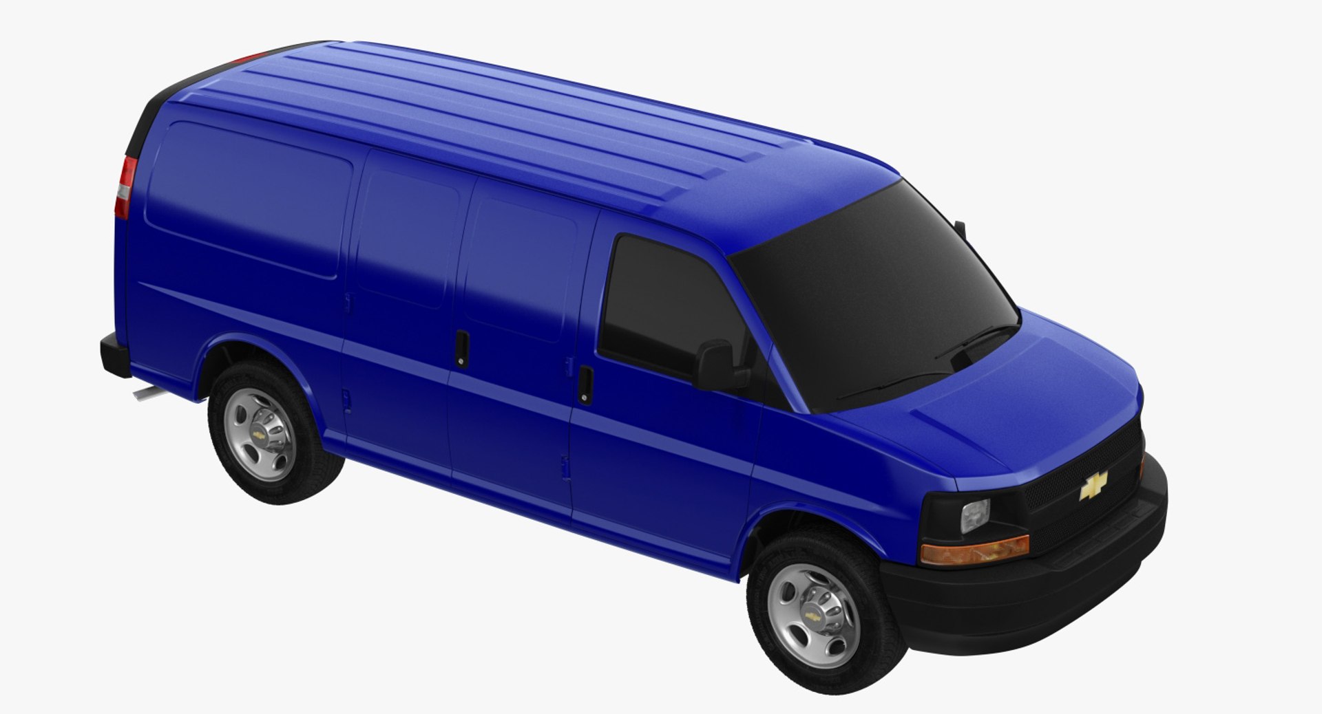 Chevrolet Express Cargo Van Exterior Only 3D Model - TurboSquid 1789905