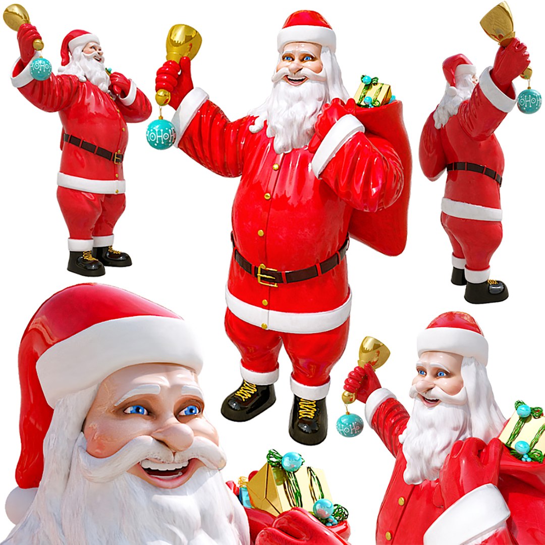 Santa 3D Model - TurboSquid 1483725