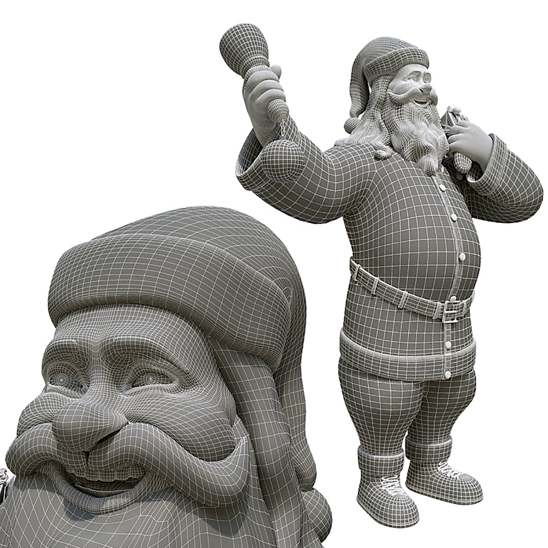 Santa 3D Model - TurboSquid 1483725