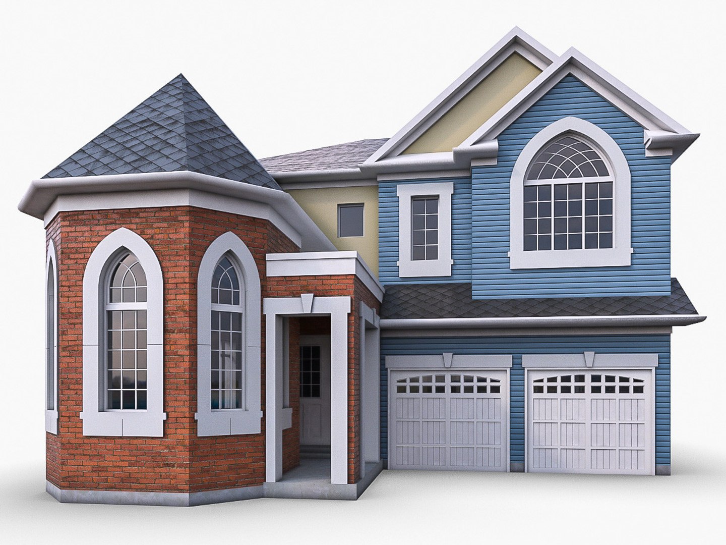 3D Cottage House 07 model - TurboSquid 1751155