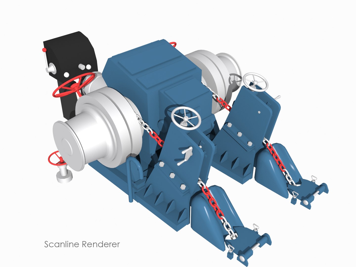 Anchor Windlass 3D Model - TurboSquid 1925368