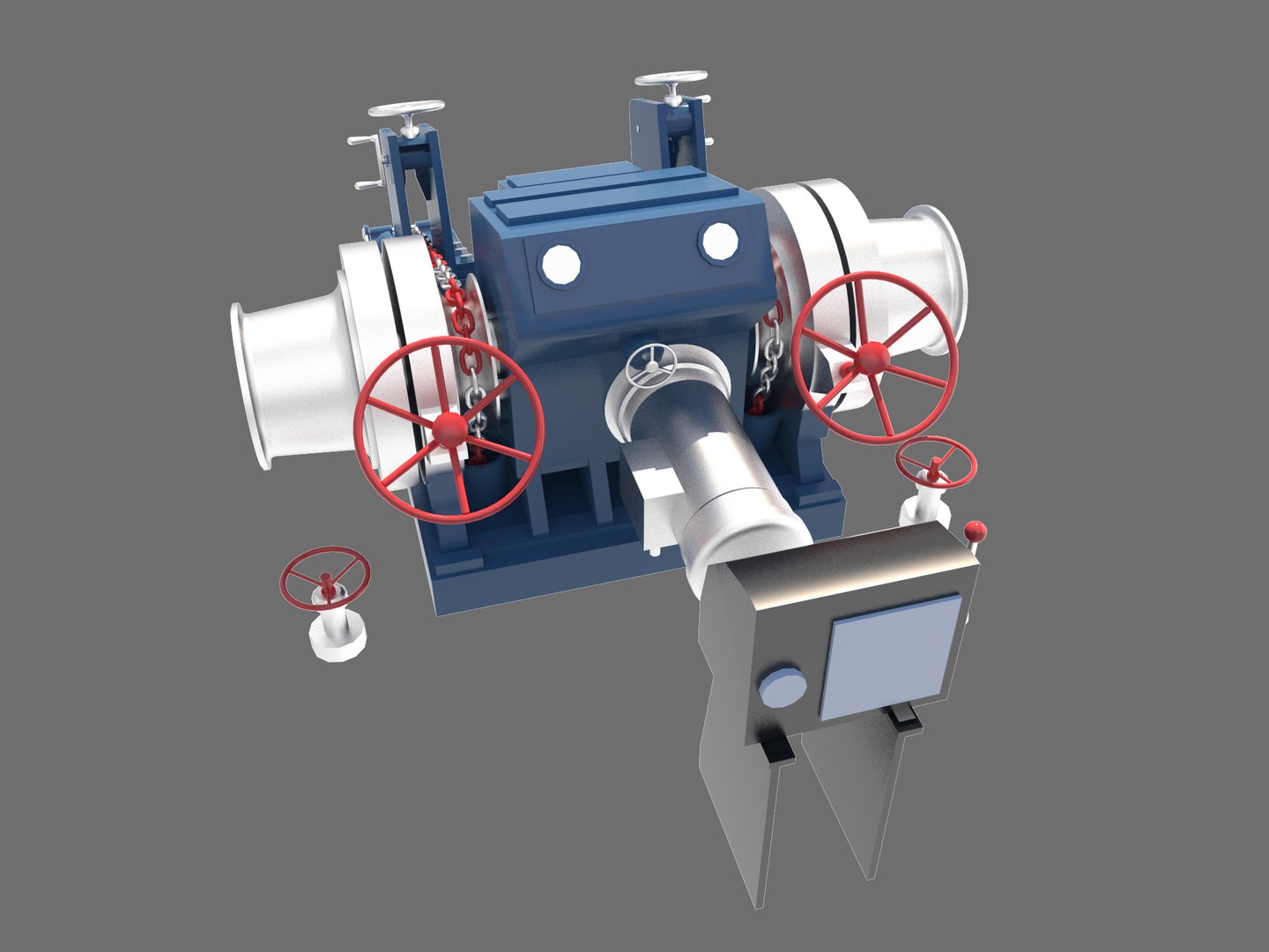 Anchor Windlass 3D Model - TurboSquid 1925368