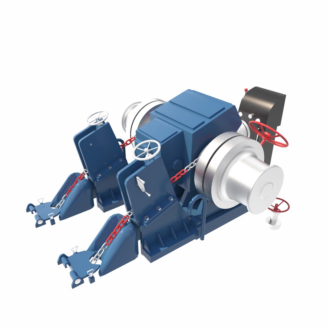 Anchor Windlass 3D Model - TurboSquid 1925368