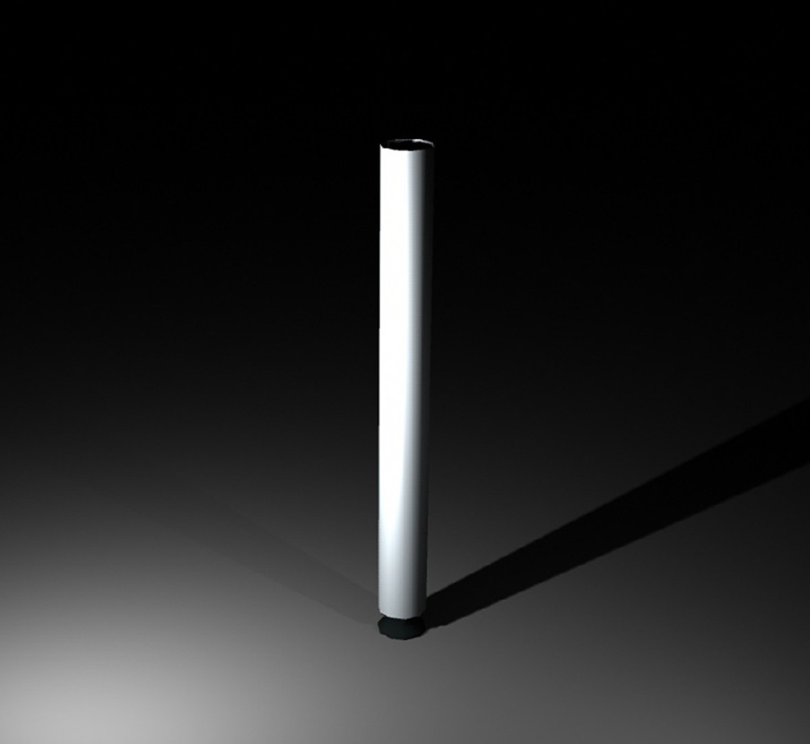 Singular Desk Leg 3d Model