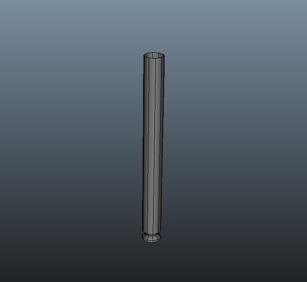 Singular Desk Leg 3d Model