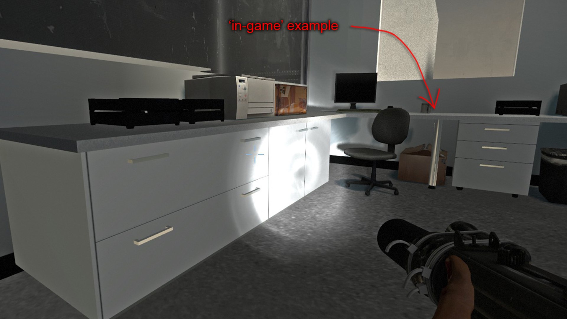 Singular Desk Leg 3d Model