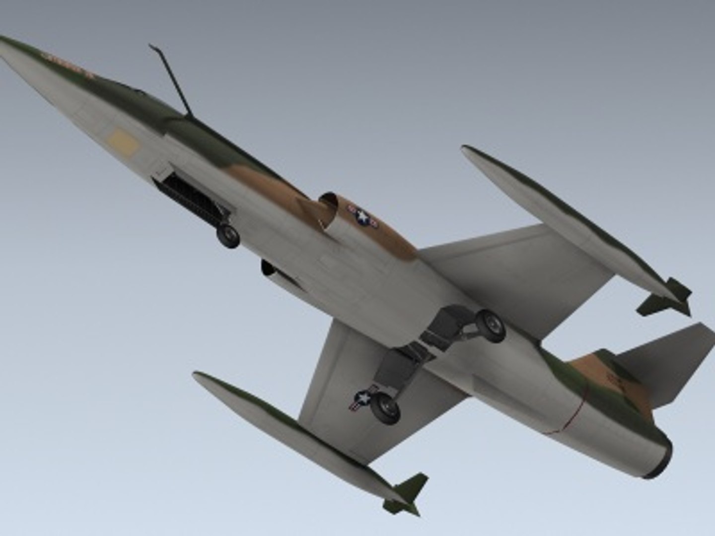 3ds F-104c Starfighter Sea