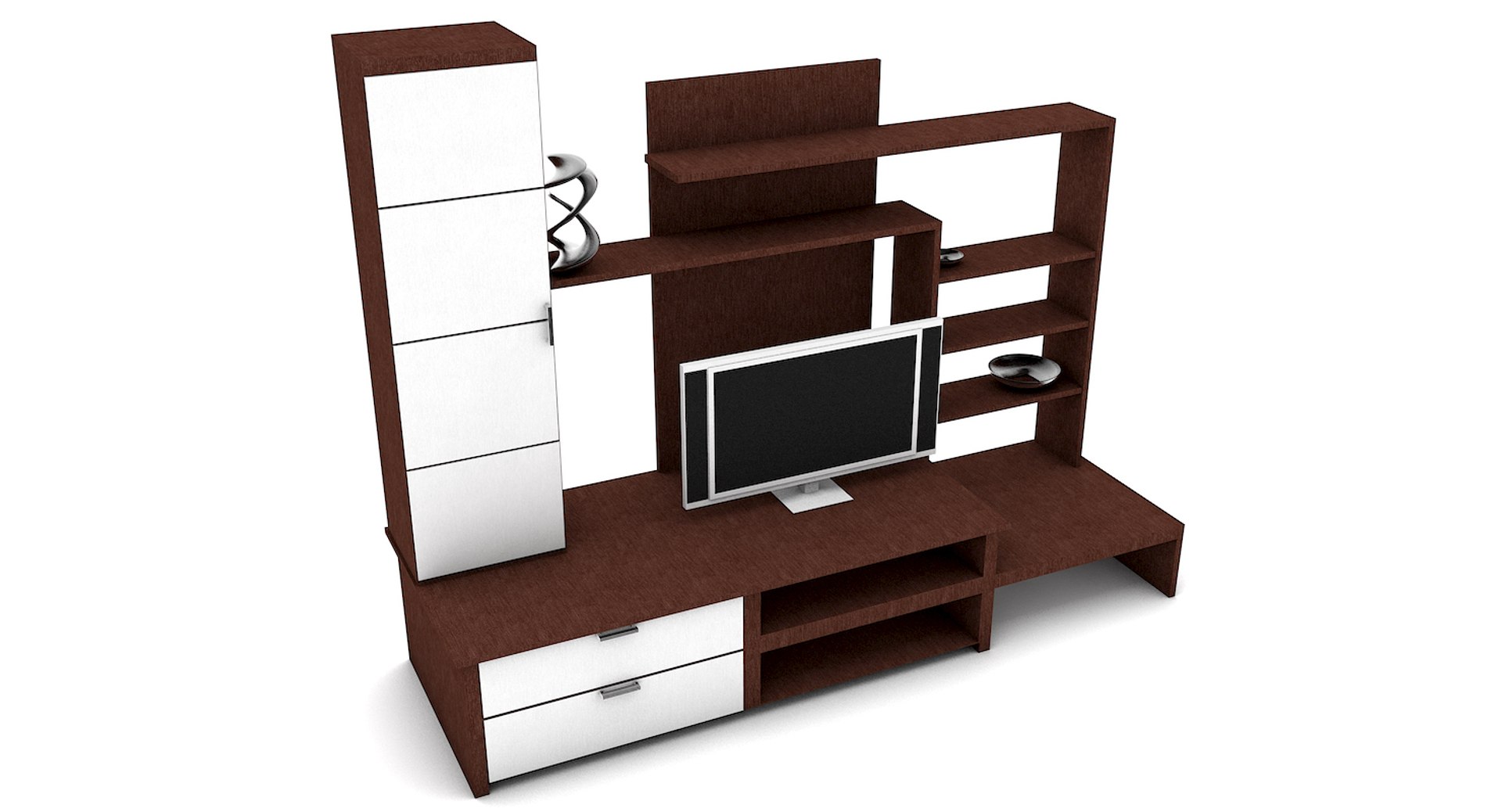 3D designs luxury tv set model - TurboSquid 1212238
