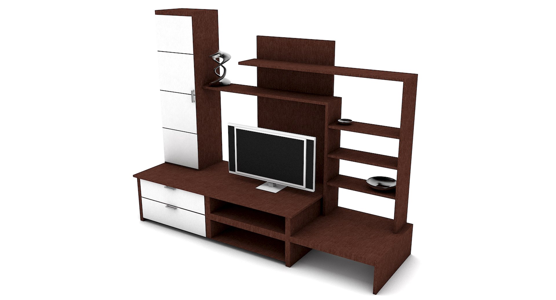 3D designs luxury tv set model - TurboSquid 1212238