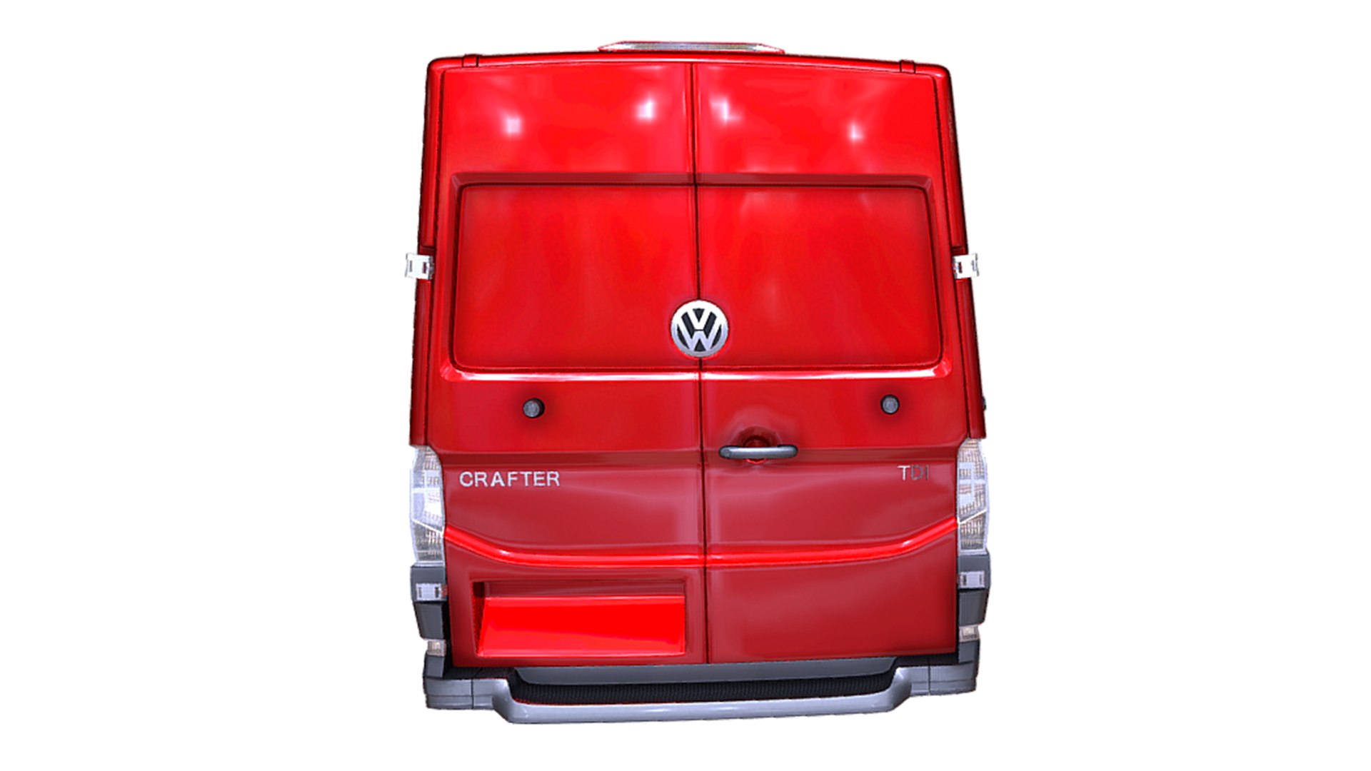 Red Van - Volkswagen Crafter 3D - TurboSquid 2149334