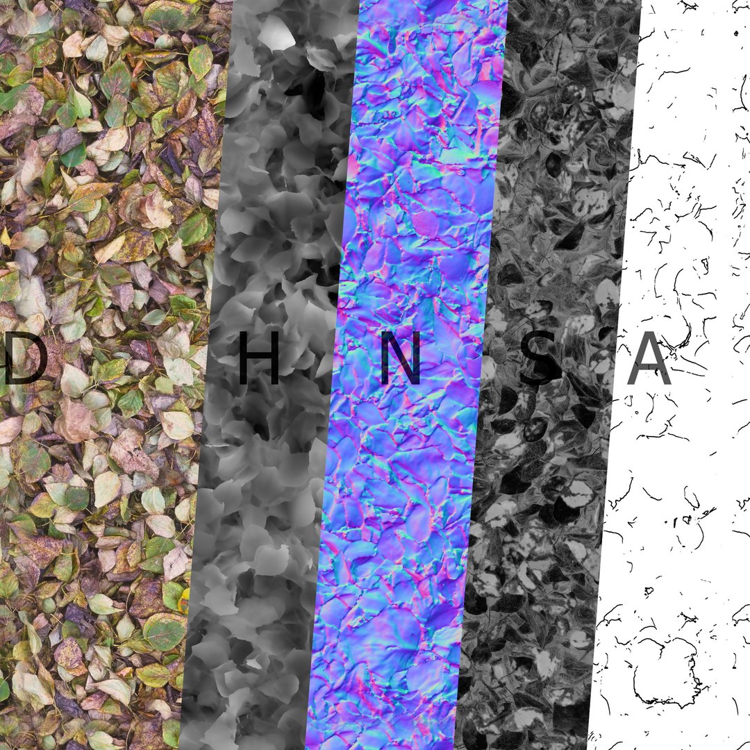 3D Autumn Foliage Material 01 - TurboSquid 1966491