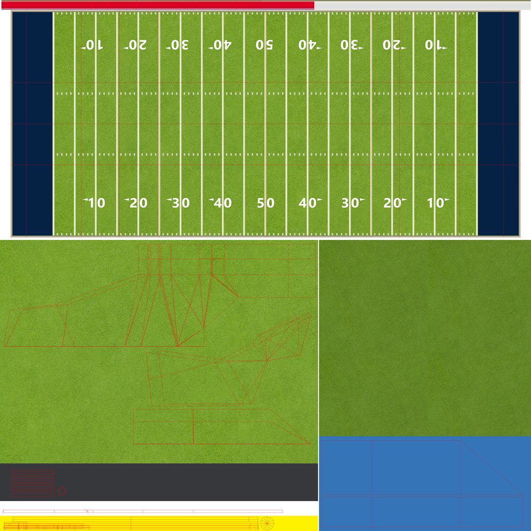 3D GEHA Field Arrowhead Stadium 3d Model Model - TurboSquid 2551286