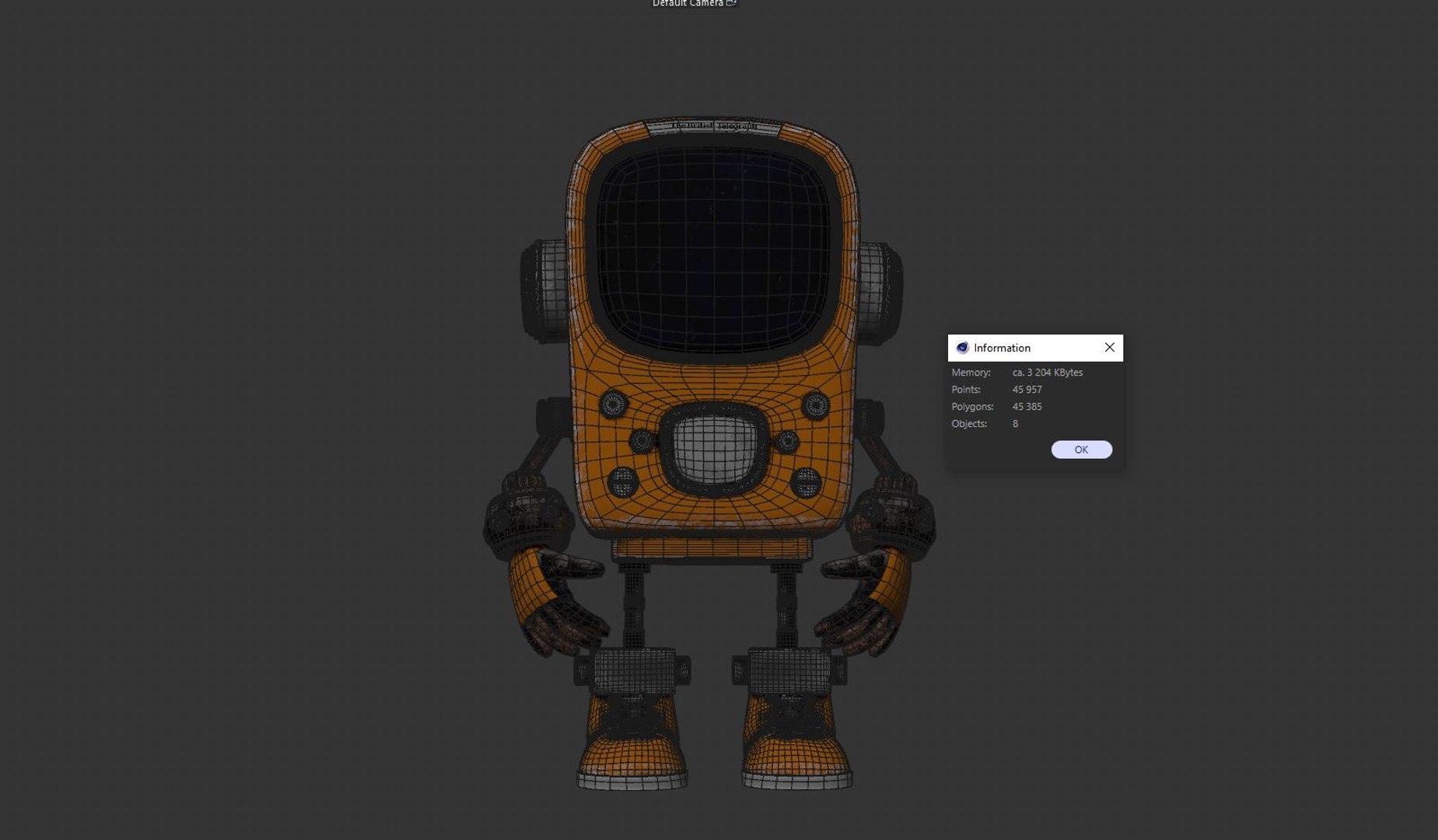 3D RETRO PHONE ROBOT - TurboSquid 2360218