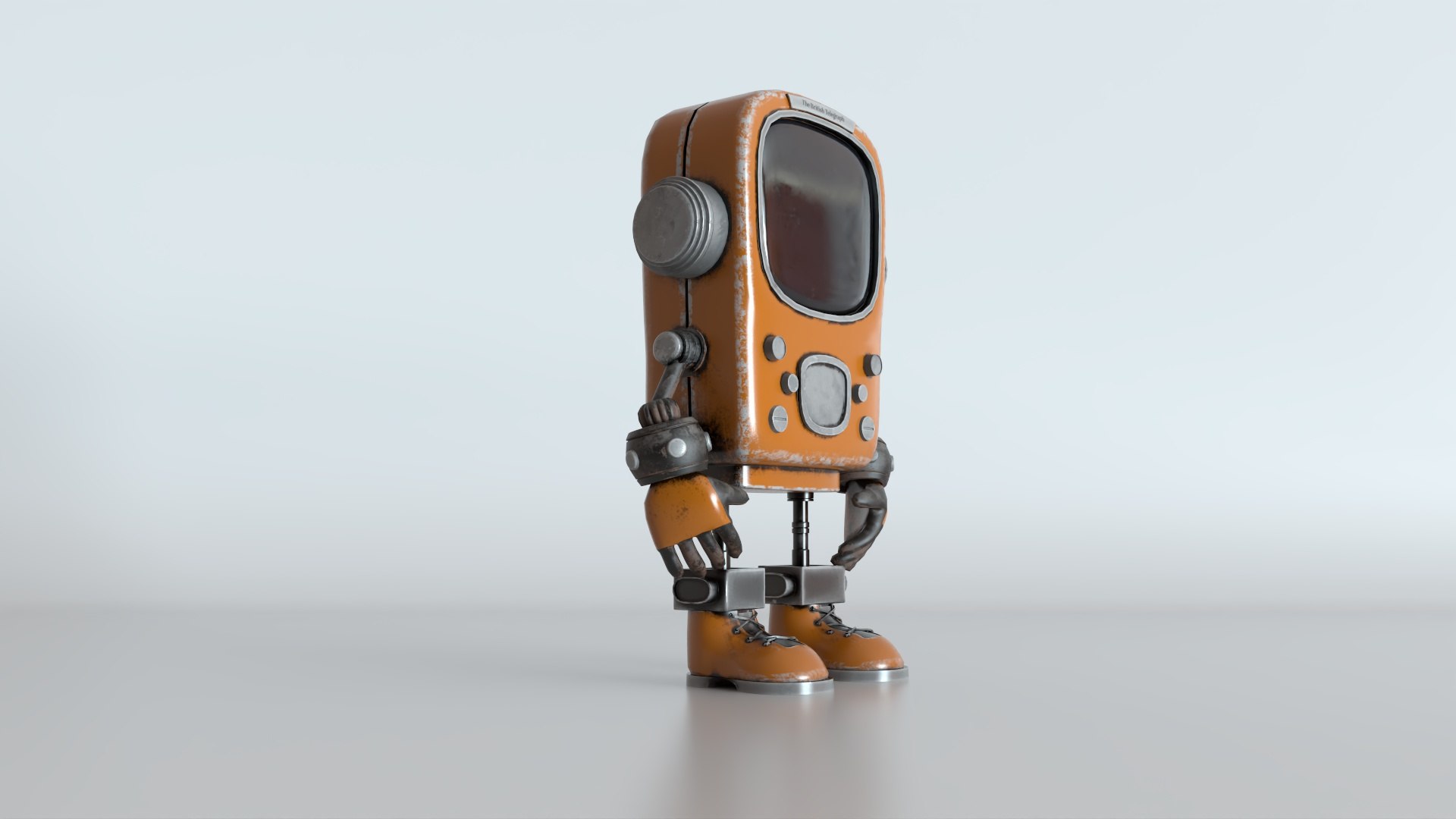 3D RETRO PHONE ROBOT - TurboSquid 2360218