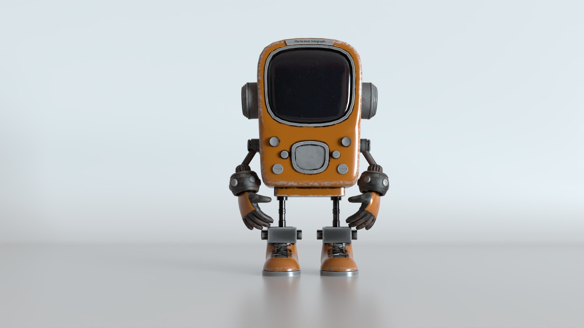 3D RETRO PHONE ROBOT - TurboSquid 2360218