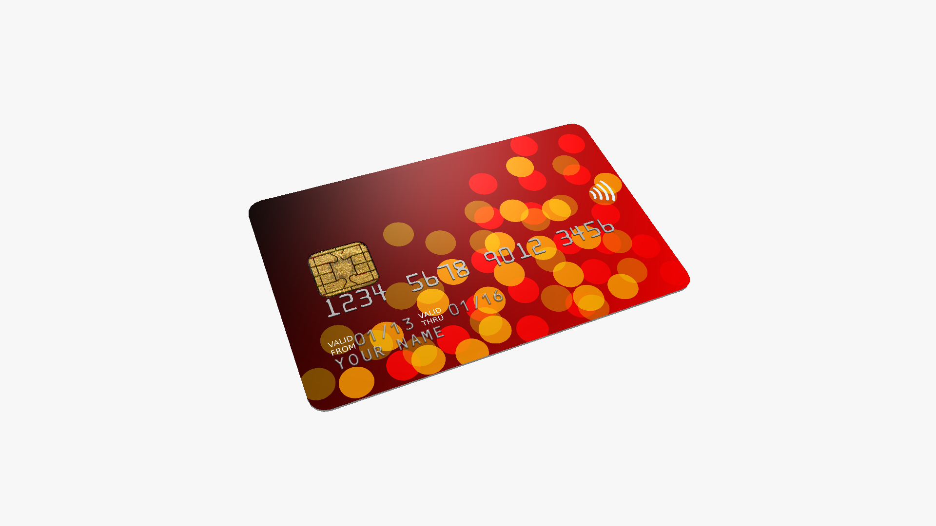 Adjustable Credit Card 3D Model - TurboSquid 1864478