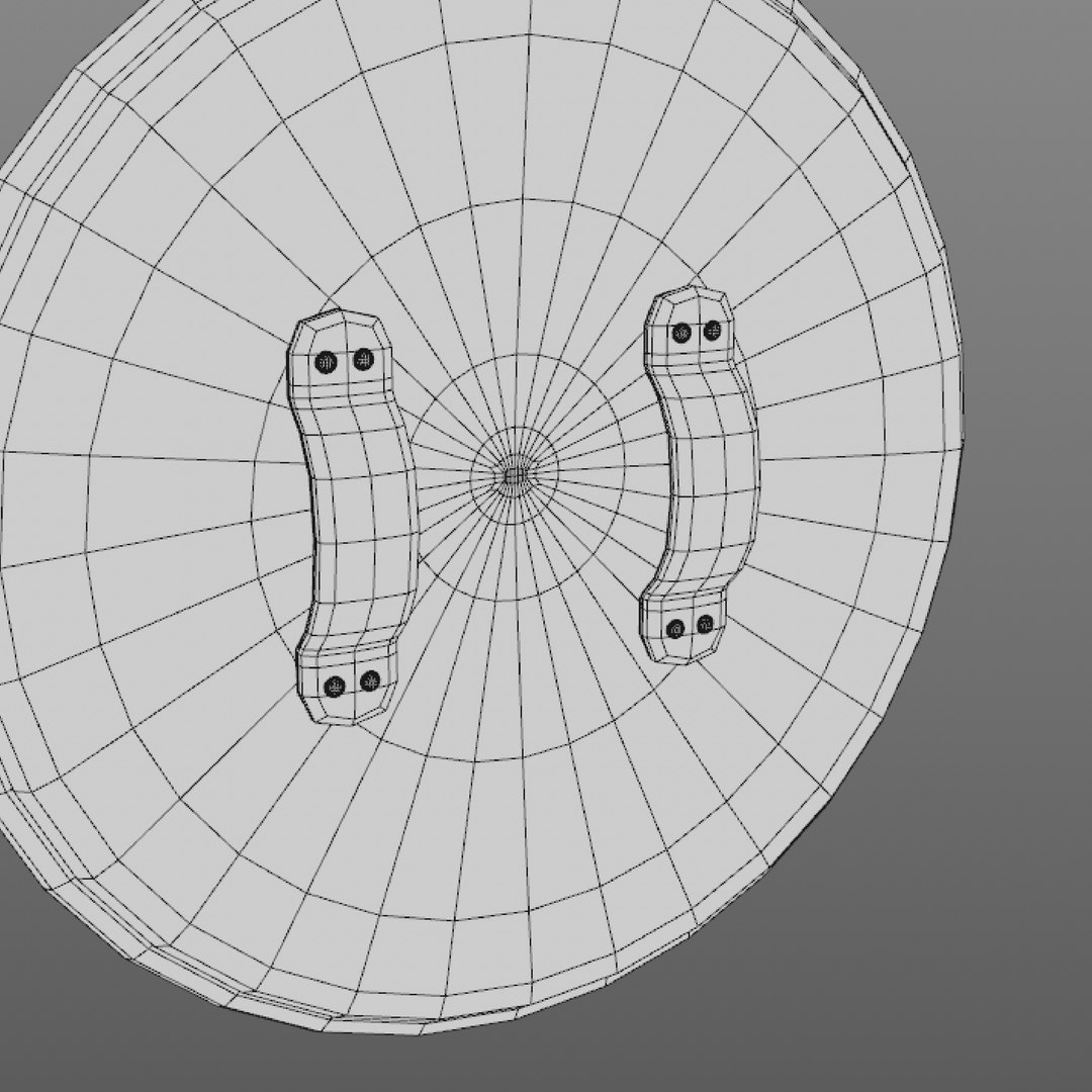 Cartoon shield 3D model - TurboSquid 1401913