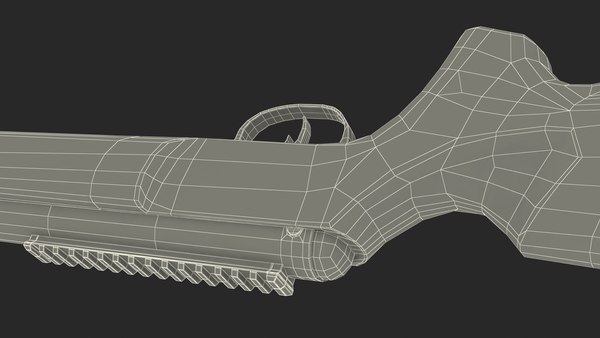 Air rifle generic 3D model - TurboSquid 1438882