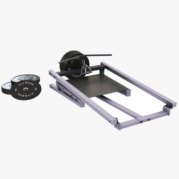 GYM T-Bar with Barbells 3D 모델 - TurboSquid 1928048