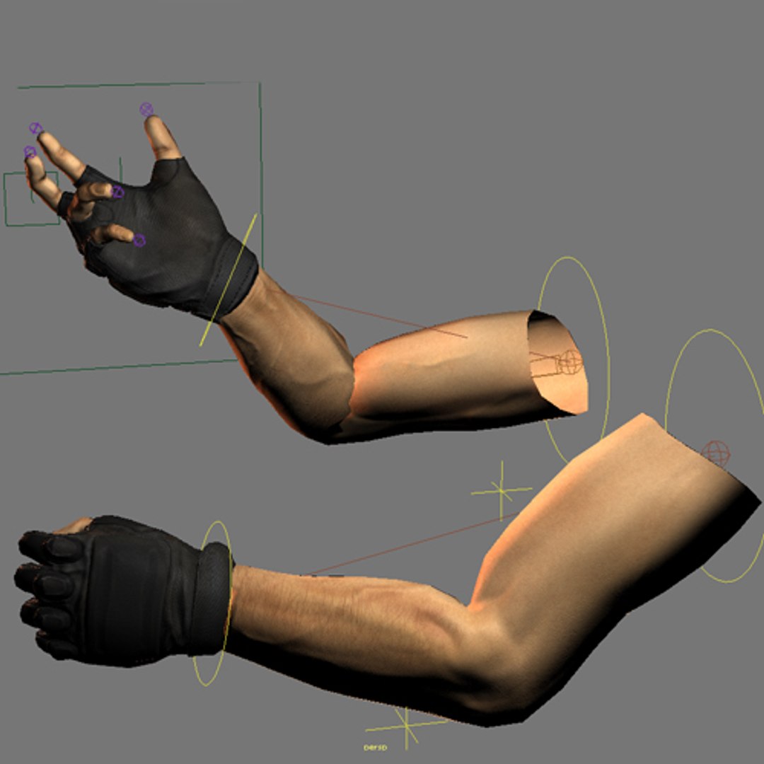 3d Model Military Arms