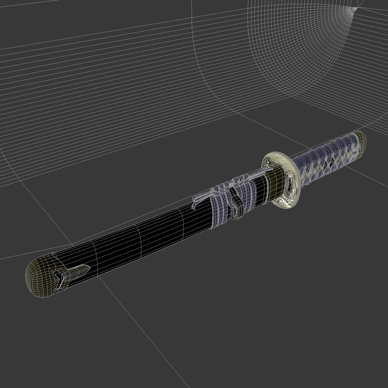 3d model sword