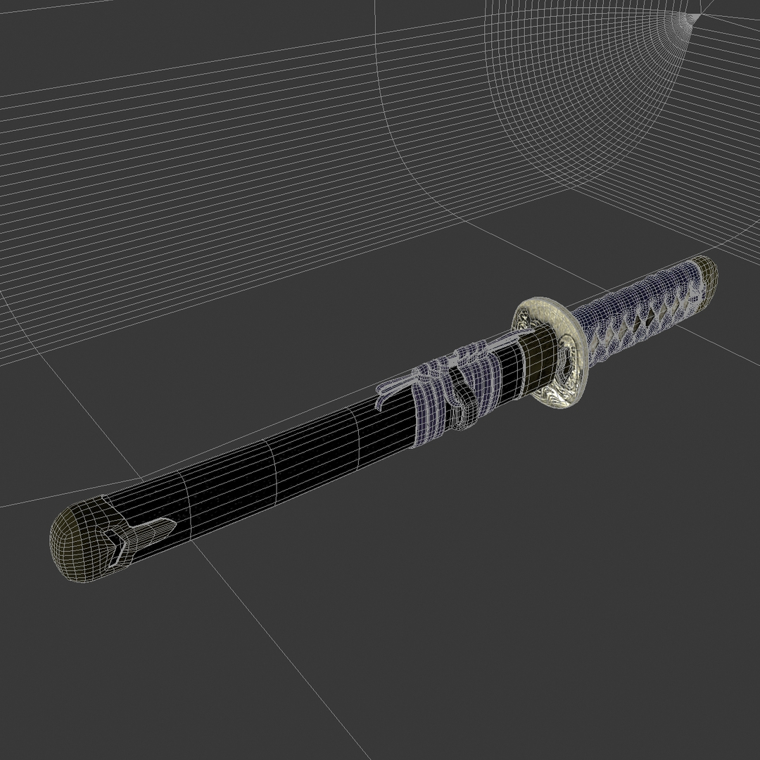 3d model sword