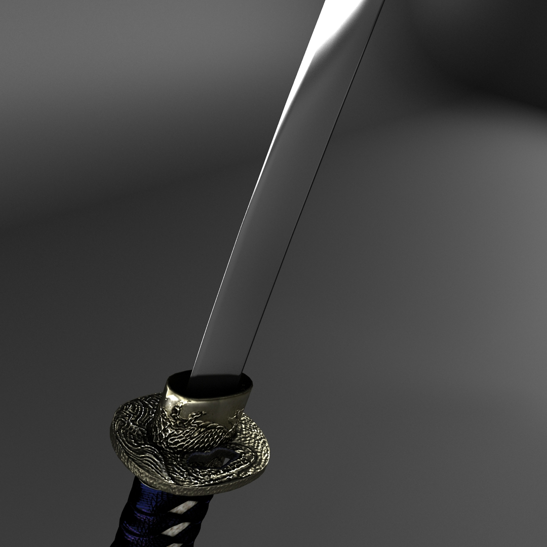 3d model sword