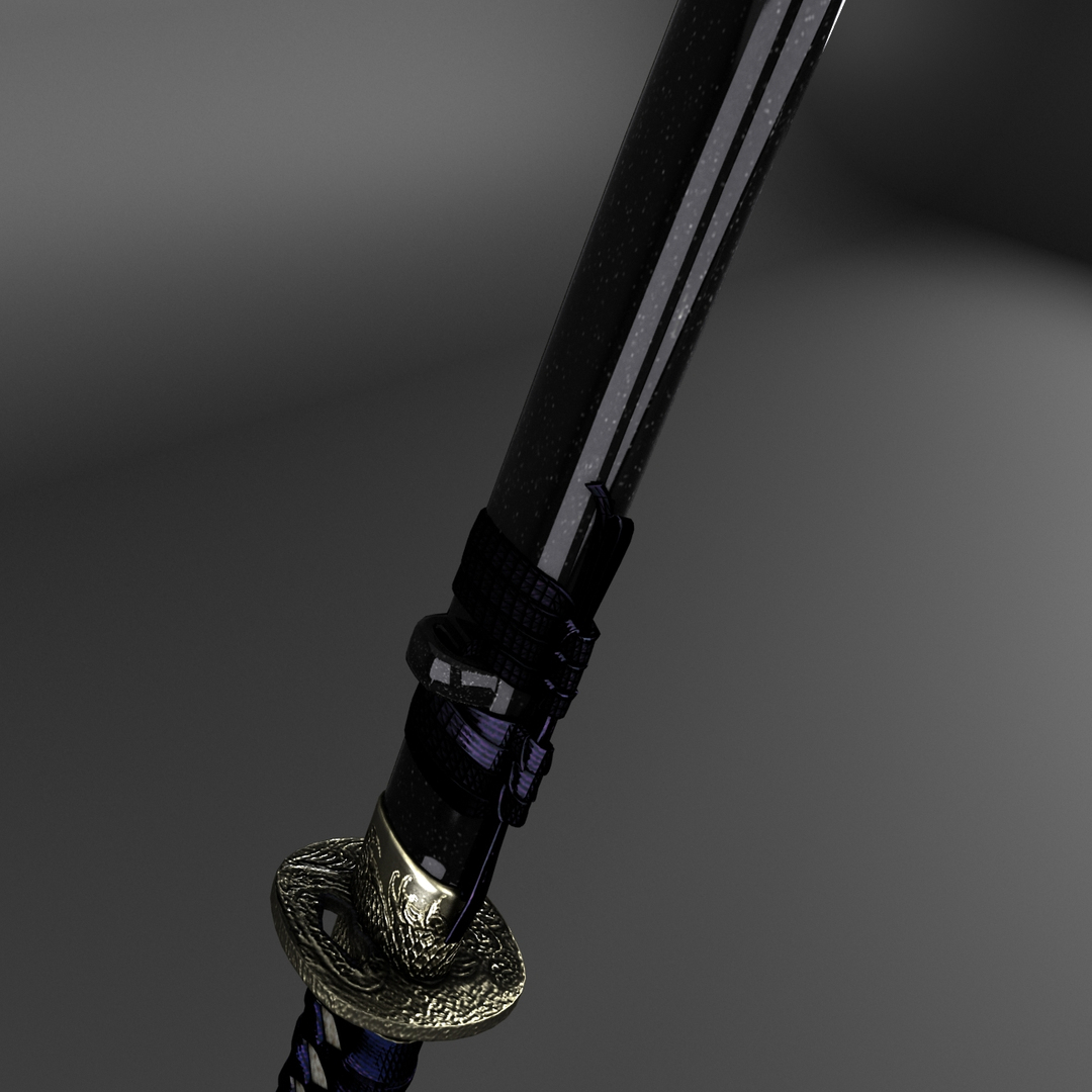 3d model sword