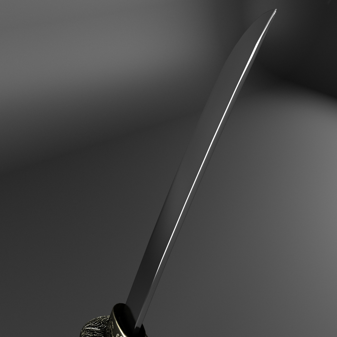 3d model sword