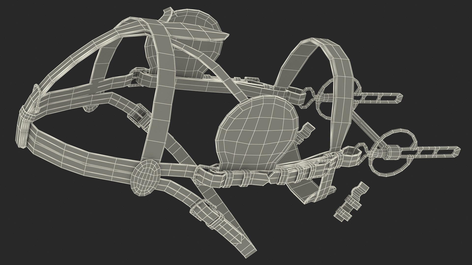 3D Model Horse Drawn Leather Harness - TurboSquid 1585347