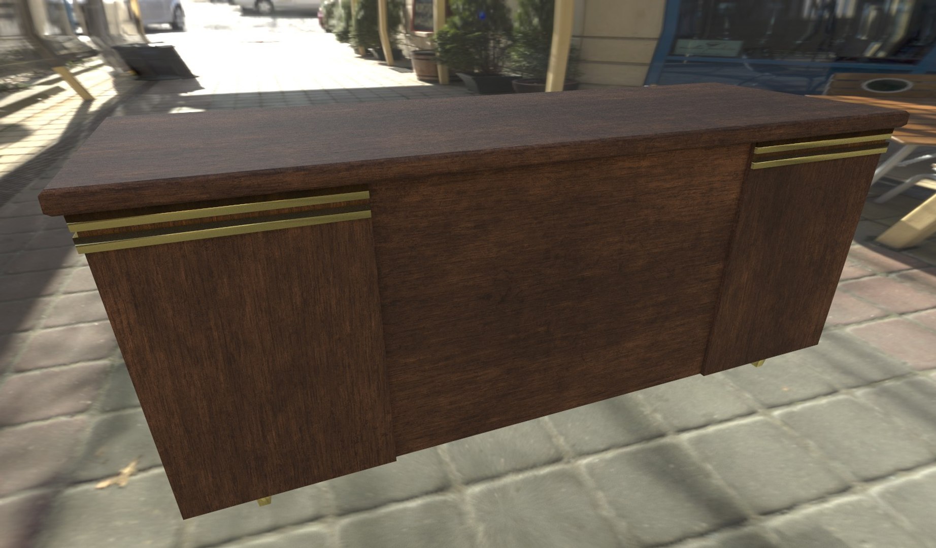 Kitchen Counter 3d Model