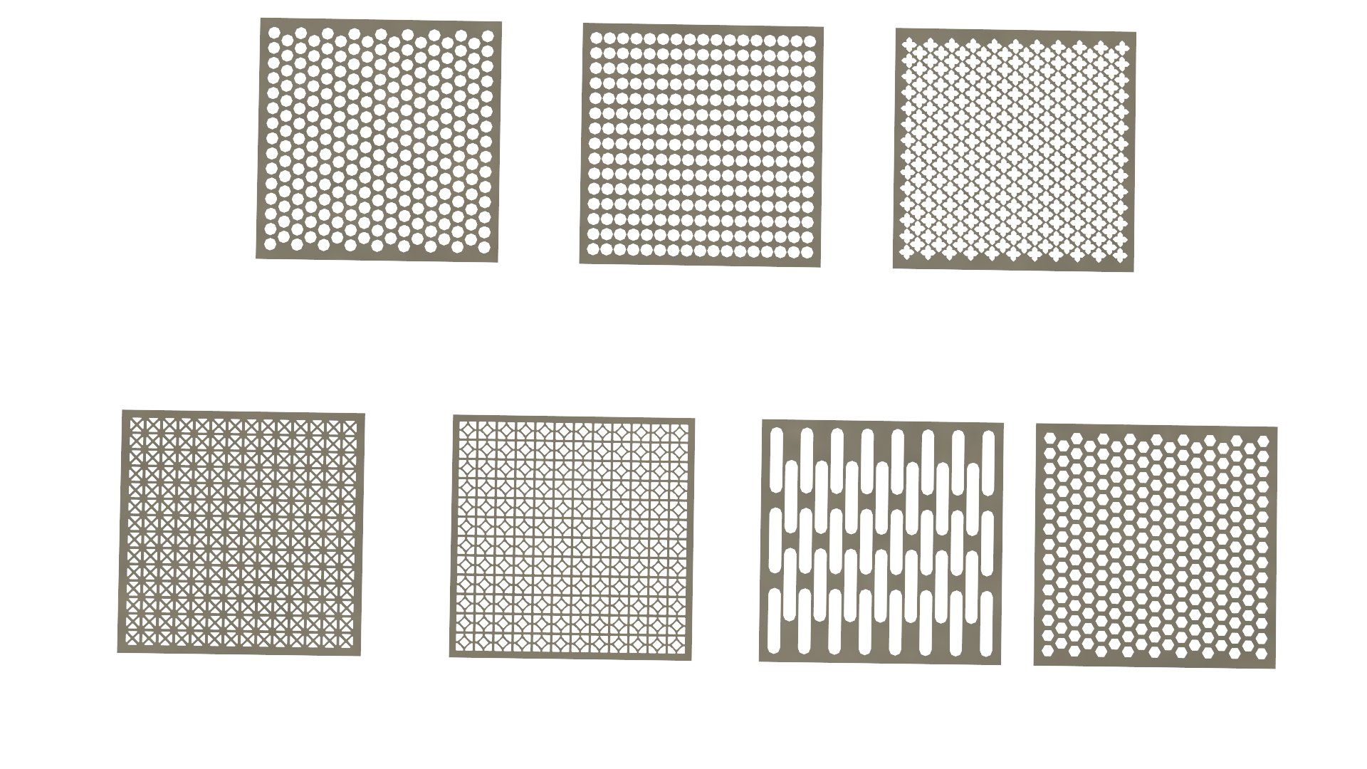 Metal Grills Grid 3D Model - TurboSquid 2205713
