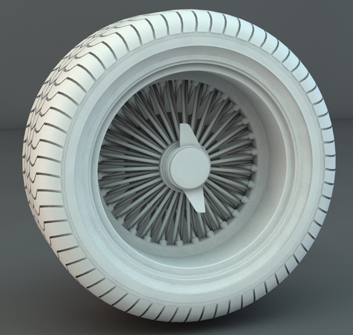 Dayton Wheel 3d Model