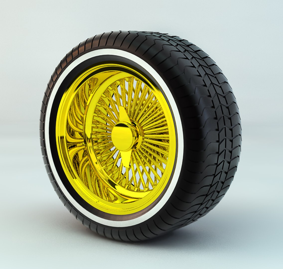 Dayton Wheel 3d Model