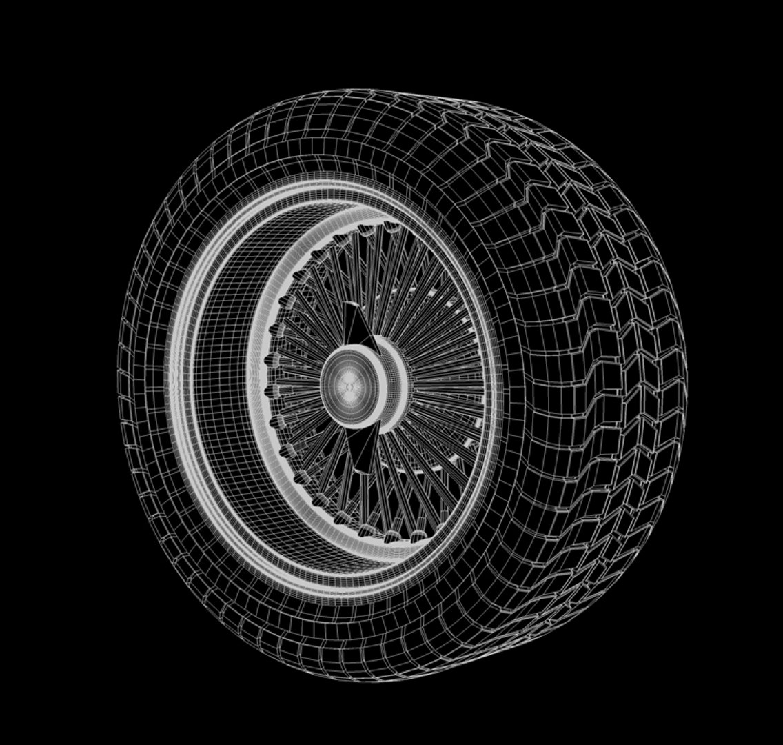 Dayton Wheel 3d Model