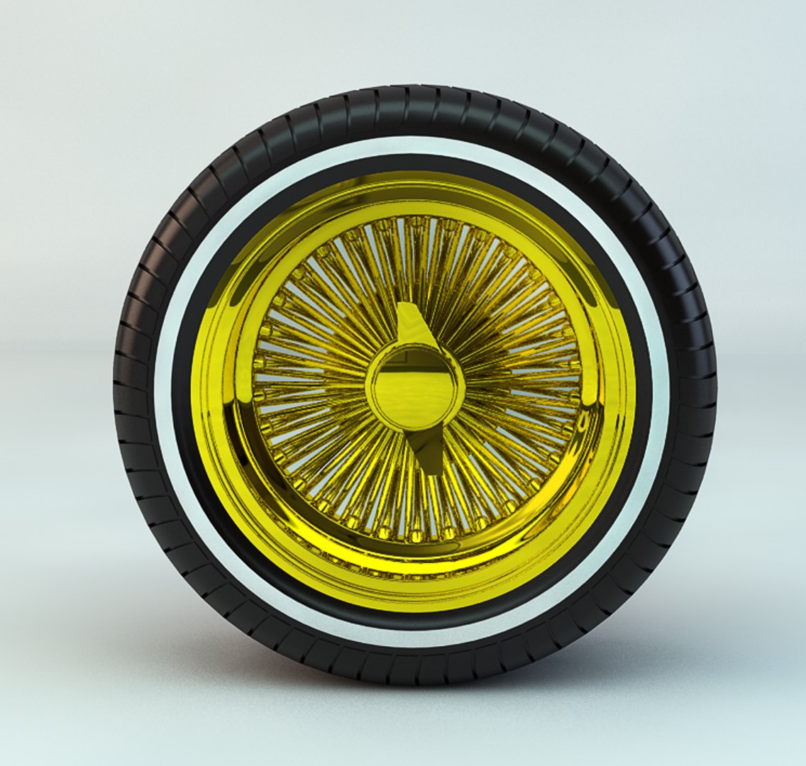 Dayton Wheel 3d Model