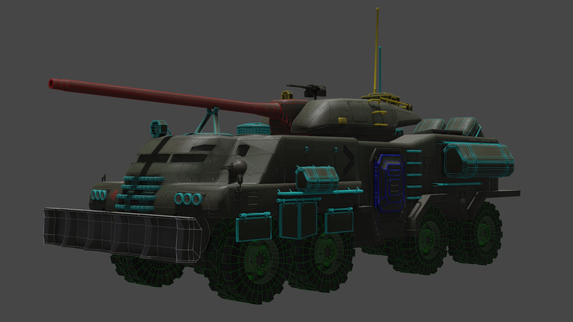 3D Model Apc Tank - TurboSquid 1681312