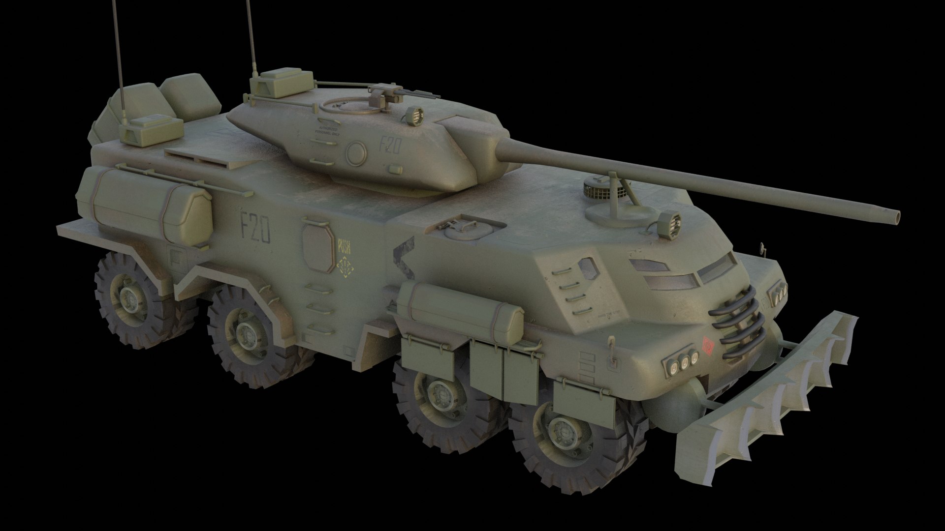 3D Model Apc Tank - TurboSquid 1681312