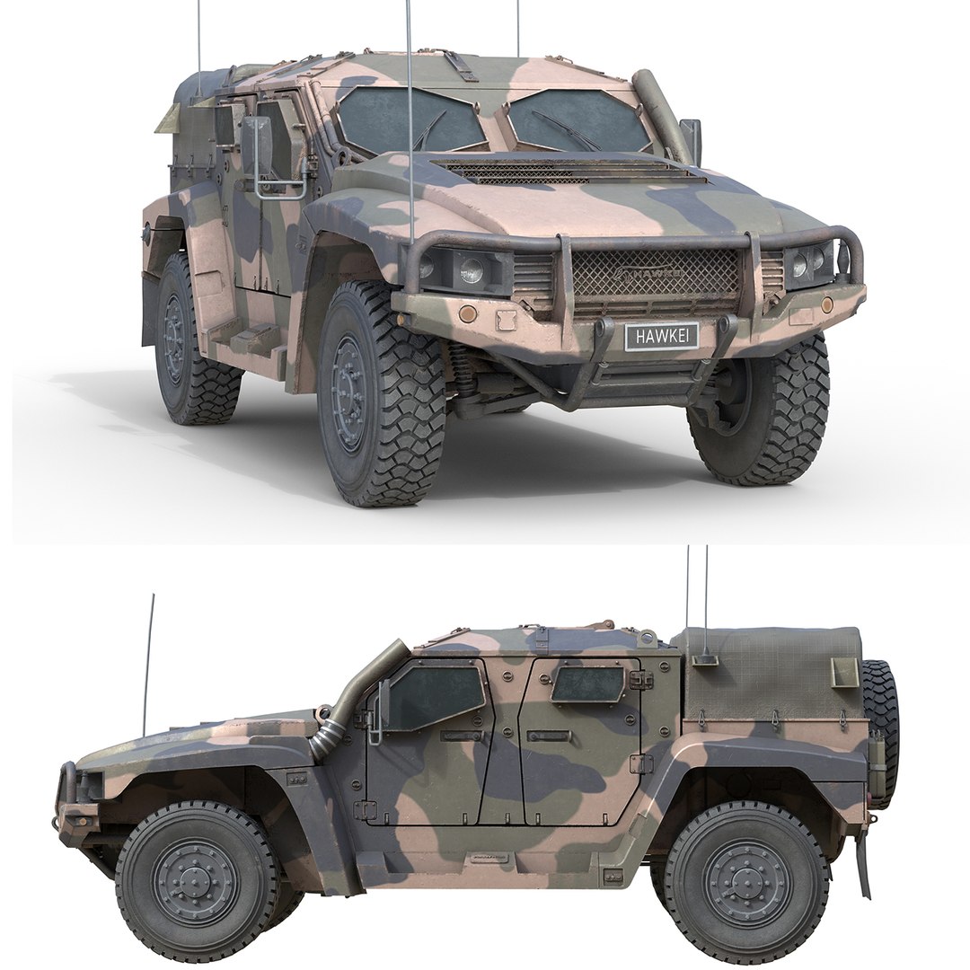 Hawkei PMV 4x4 Military Utility Vehicle 3D - TurboSquid 2342312