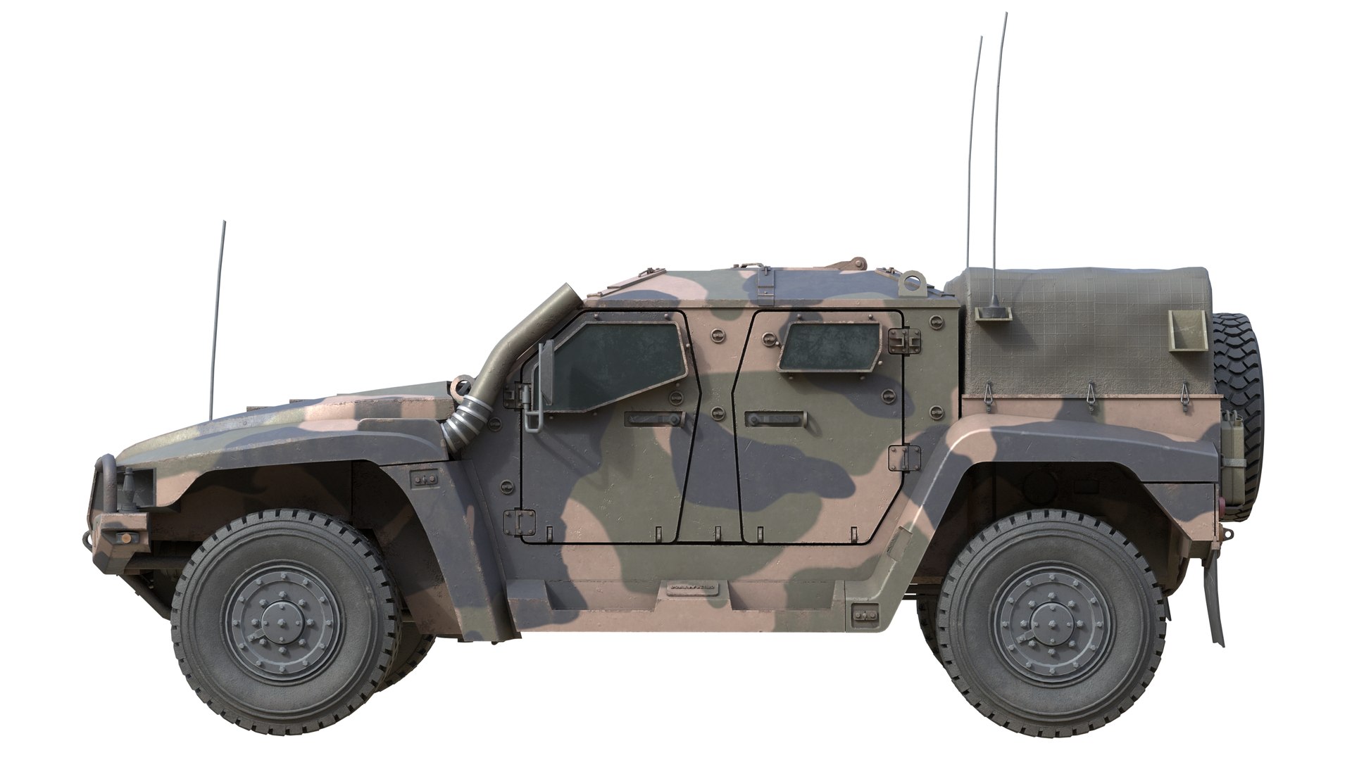 Hawkei PMV 4x4 Military Utility Vehicle 3D - TurboSquid 2342312
