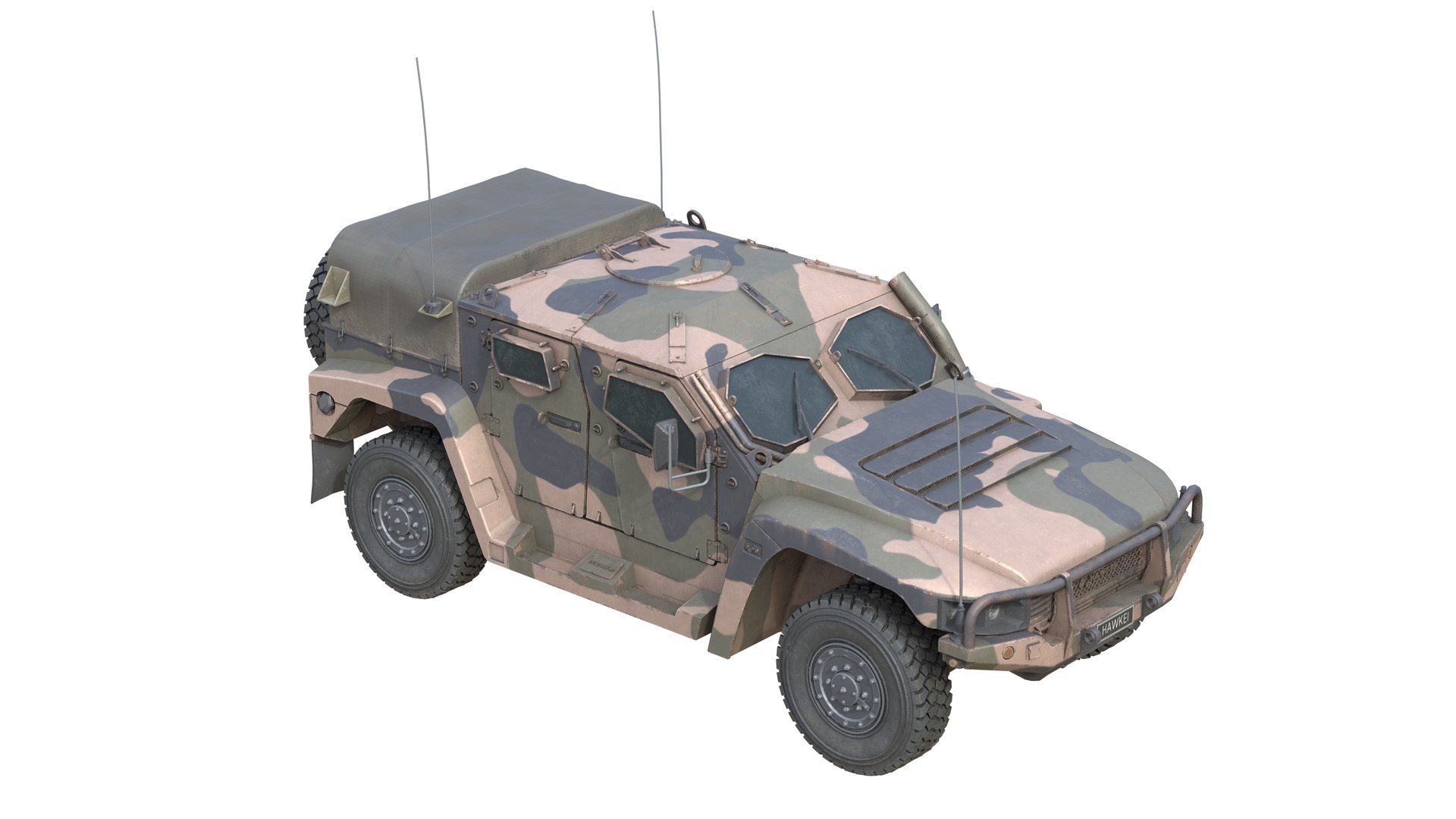 Hawkei PMV 4x4 Military Utility Vehicle 3D - TurboSquid 2342312