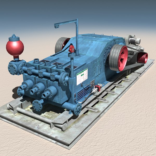 3d land rig elements