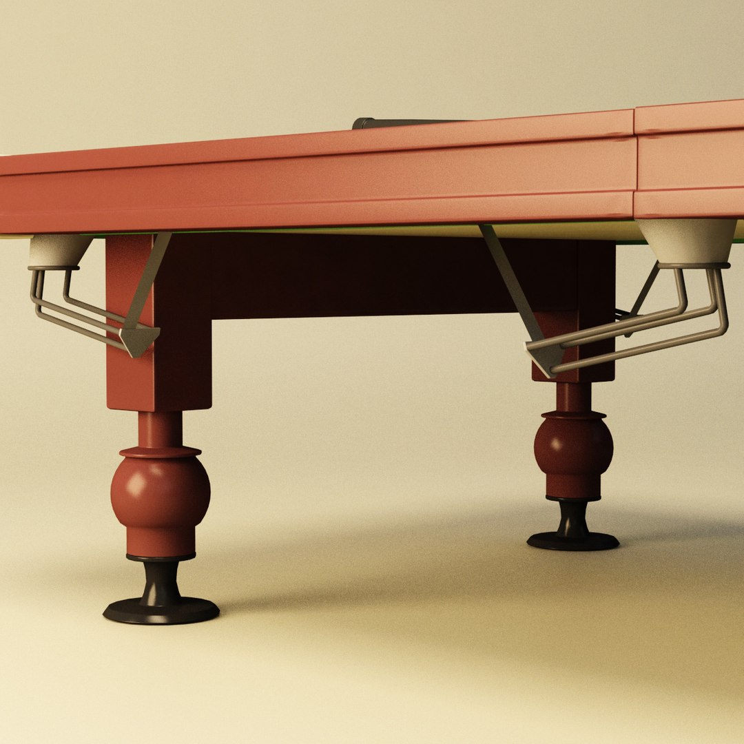 Billiard Table 3D - TurboSquid 1451123