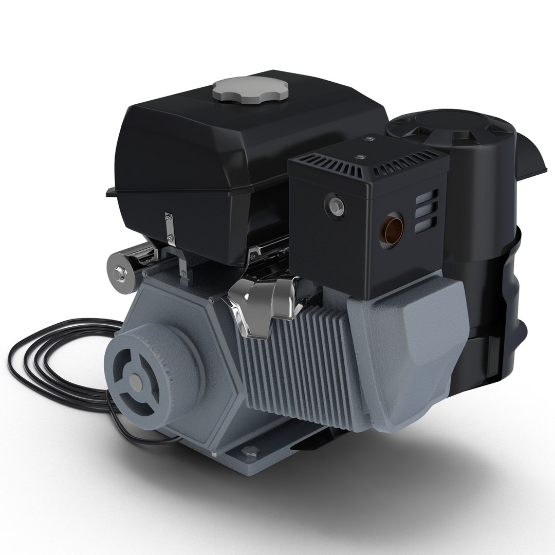 horizontal single cylinder engine 3ds