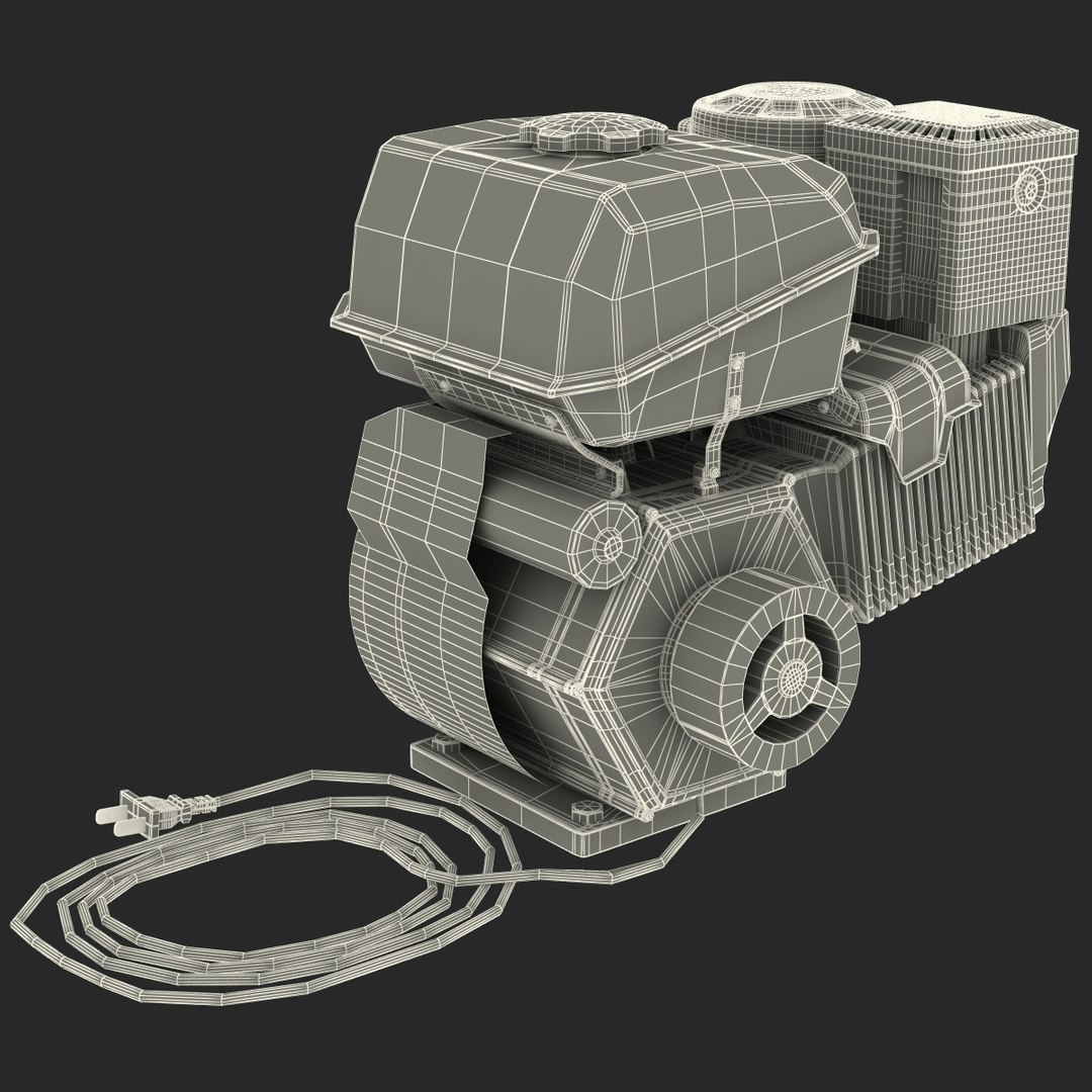 horizontal single cylinder engine 3ds